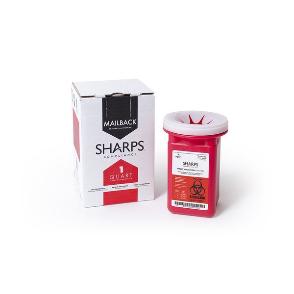 1-Quart Sharps Mailback